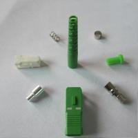 China SC Singlemode Multimode Fiber Optic Connector Embedded Structure 50mm for sale