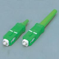 China SC Singlemode Multimode Fiber Optic Connector Embedded Structure 50mm for sale