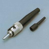 China ST Fiber Optic Connector Single Mode Multimode 0.20dB Insertion Loss Round Threaded for sale