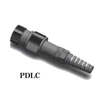 China IP66 PDLC Waterproof Fiber Optic Cable Connector Outdoor Black for sale