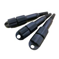 China IP66 PDLC Waterproof Fiber Optic Cable Connector Outdoor Black for sale