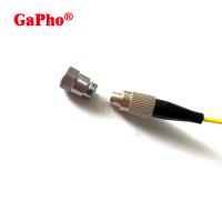 China Male M8 x 0.75 Fiber Optic Dust Cap Metal Nickel Plating Custom Service for sale
