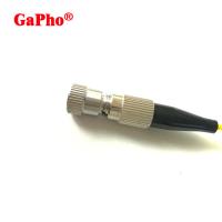 China Male M8 x 0.75 Fiber Optic Dust Cap Metal Nickel Plating Custom Service for sale