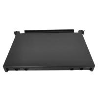 China LC 24 Core 1U Fiber Patch Panel for Communication Network for sale