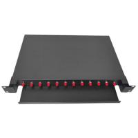 China 1U 12 Port FC Patch Panel In Telecommunications Networks for sale