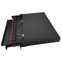 China 1U FC Fiber Patch Panel 24 Port Optical Fiber Distribution Frame for sale