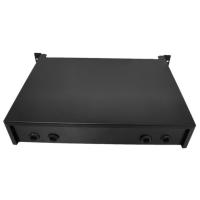 China 2U ST Fiber Patch Panel 48 Port Optical Fiber Terminal Box for Indoor Cable Management for sale