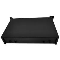 China FC 48 Port Patch Panel 2U Rack Mount Cold Rolled Steel Sheet for sale