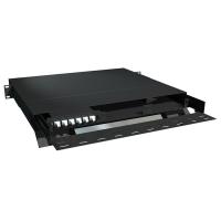 China 4U Flat Type Fiber Patch Panel LGX High Density 96 Fiber MTP MPO for sale