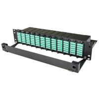 China 4U Flat Type Fiber Patch Panel LGX High Density 96 Fiber MTP MPO for sale