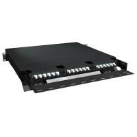 China 4U Flat Type Fiber Patch Panel LGX High Density 96 Fiber MTP MPO for sale