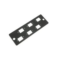 China 6 Port LGX Fiber Optic Adapter Panel FC LC MTRJ Single Mode 1310nm for sale