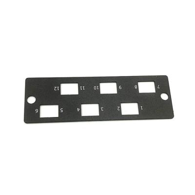 China 6 Port LGX Fiber Optic Adapter Panel FC LC MTRJ Single Mode 1310nm for sale