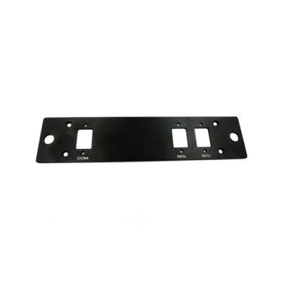 China 1X3 Port 1X4 Port Fiber Optic Adapter Panel LC Adapter Panel for sale