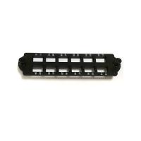 China LC FC 12 Port Fiber Optic Adapter Panel Multimode Rack Mounted for sale