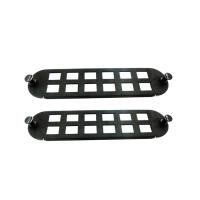 China LC FC 12 Port Fiber Optic Adapter Panel Multimode Rack Mounted for sale