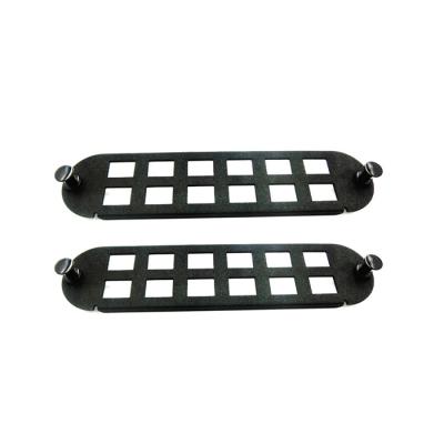 China LC FC 12 Port Fiber Optic Adapter Panel Multimode Rack Mounted for sale