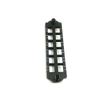 China LC FC 12 Port Fiber Optic Adapter Panel Multimode Rack Mounted for sale