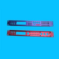 China GaPho Customized Fiber Optic Patch Panel 1U 24 Port SC Adapter Plate for sale
