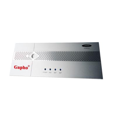 China GaPho Customized Fiber Optic Patch Panel 1U 24 Port SC Adapter Plate for sale