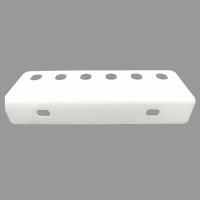 China Single Mode LGX Fiber Optic Adapter Panel SC ST 12 Port White for sale