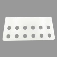 China Single Mode LGX Fiber Optic Adapter Panel SC ST 12 Port White for sale