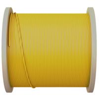 China Indoor Single Mode Fiber Optic Jumper 4 Cores 6 Cores 100m Yellow for sale