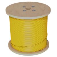 China Indoor Single Mode Fiber Optic Jumper 4 Cores 6 Cores 100m Yellow for sale