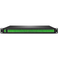 China 1x32 Optic PLC Splitter Single Mode 1U 19 Inch Rack Mounted for sale