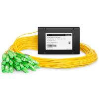 China Planar Waveguide Optic PLC Splitter 1x32 ABS Box Type SC APC 1260-1650nm for sale