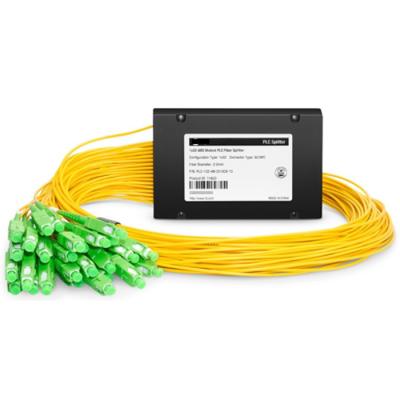China Planar Waveguide Optic PLC Splitter 1x32 ABS Box Type SC APC 1260-1650nm for sale