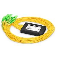China Planar Waveguide Optic PLC Splitter 1x32 ABS Box Type SC APC 1260-1650nm for sale