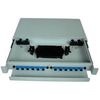 China GaPho Multipurpose 24 Port LC Patch Panel Enclosure Cold Rolled Steel for sale
