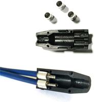 China ROHS Standard Fiber Optic Fan Out Kit Patch Cord Splitter 2 Core for sale