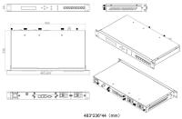 China GaPho High Power EDFA Optical Amplifier 23dBm Output 1550nm DWDM for sale
