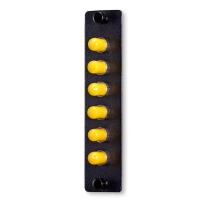 China Fiber Optic Adapter Panel ST 6 Port 6 Core Single Mode Adapter for sale