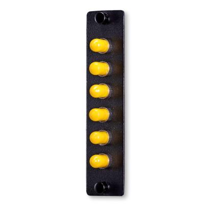 China Fiber Optic Adapter Panel ST 6 Port 6 Core Single Mode Adapter for sale