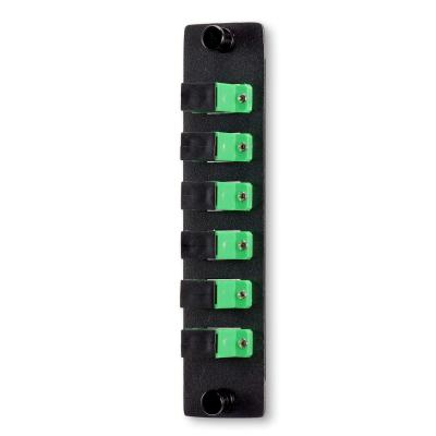 China SC Fiber Optic Patch Panel 6 Port ABS Plastic Low Insertion Loss ≤0.2dB for sale