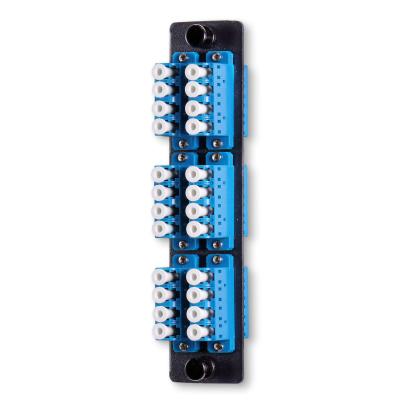 China Single Mode LC Fiber Patch Panel 24 Port 6 Channels With Four Channels for sale