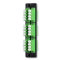 China 24 core 6-port LC optical fiber adapter panel 12 core SC can be shared for sale