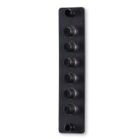 China FC 6 Fiber Optic Adapters 6 Position With Simplex Multimode Adapter (Black Cover) for sale
