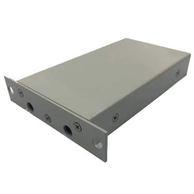China MPO MTP 2 Port Fiber Optic Adapter Panel LC Duplex Multimode Single Mode for sale