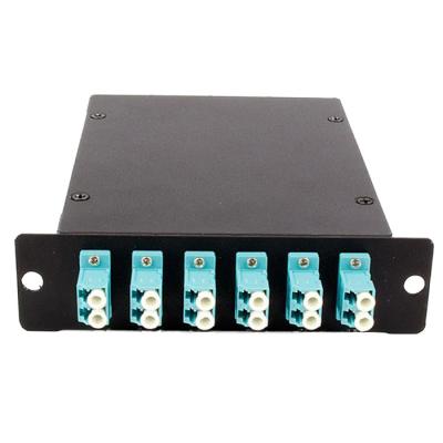 China MPO MTP to SC LC 24 Port Single Mode Fiber Cassette Module 6 12 24 Fiber for sale