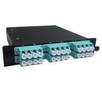 China MPO MTP to SC LC 24 Port Single Mode Fiber Cassette Module 6 12 24 Fiber for sale