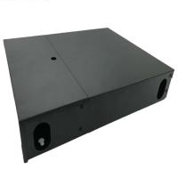 China Wall Mounted Indoor Fiber Patch Panel Box with 2 MPO MTP Modules 19 Inch for sale