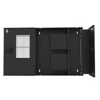 China Wall Mounted Indoor Fiber Patch Panel Box with 2 MPO MTP Modules 19 Inch for sale