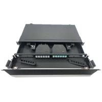 China MPO-MTP optical fiber distribution frame 48 core 96 core distribution frame 1U LC optical fiber module box for sale