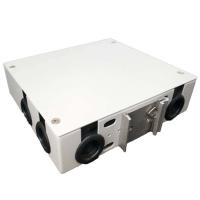 China 6 Port 6 Core Fiber Optic Patch Box Indoor Terminal Box ST Single Mode Simplex for sale