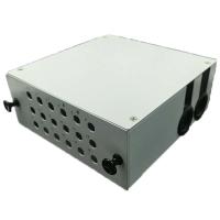 China 18 Port ST Indoor Terminal Box Single Mode Simplex Optical Fiber Distribution Frame for sale