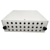 China 27 Port ST Single Mode Simplex Fiber Patch Panel 200x200x65mm Optical Distribution Frame for sale